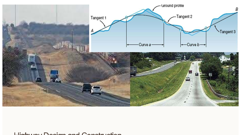 Vertical Curves in Highway Design CET 41 - Transportation Engineering ...