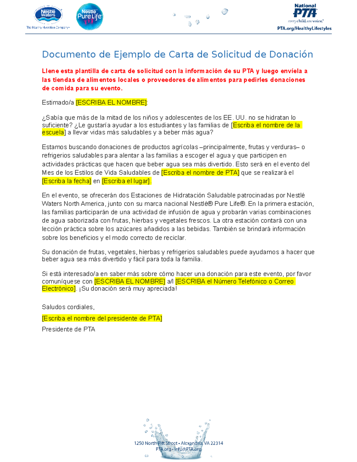 Carta De Donacion Ejemplo 1600x1000