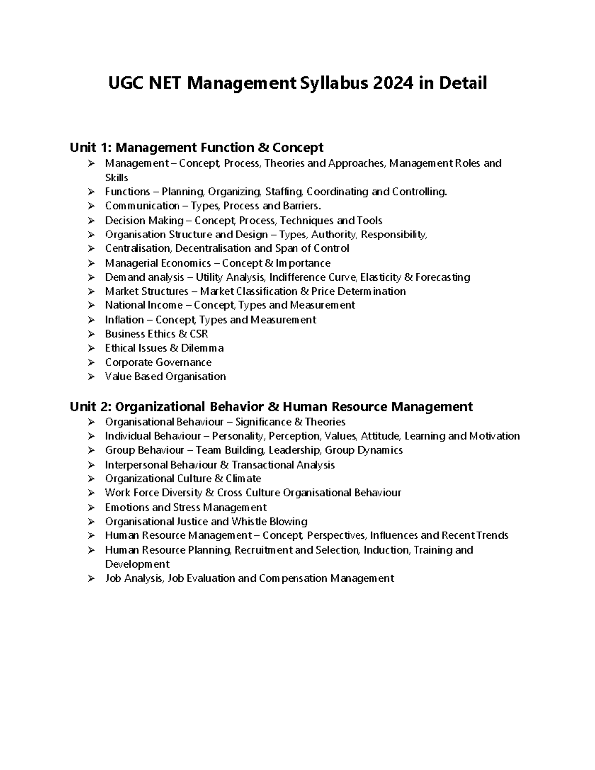UGC NET Management Syllabus 2024 - Communication – Types, Process and ...