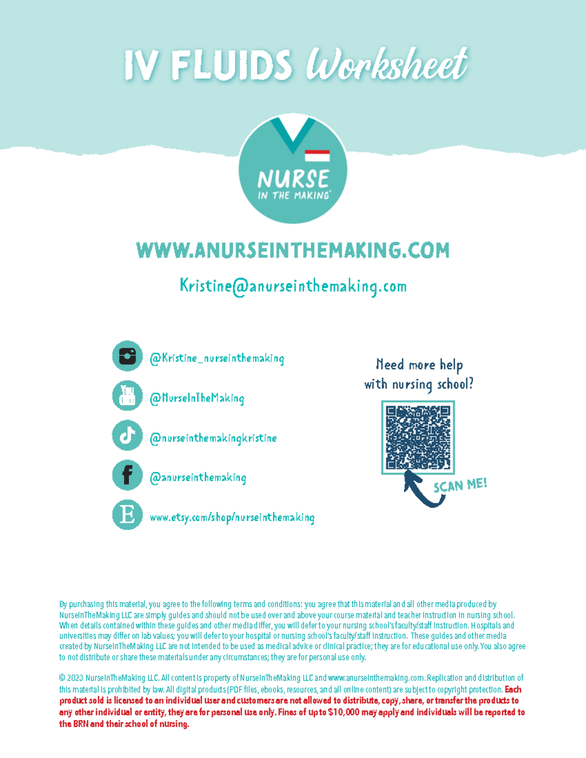 IV Fluids Worksheet - Identification of Solutions and Uses - Studocu