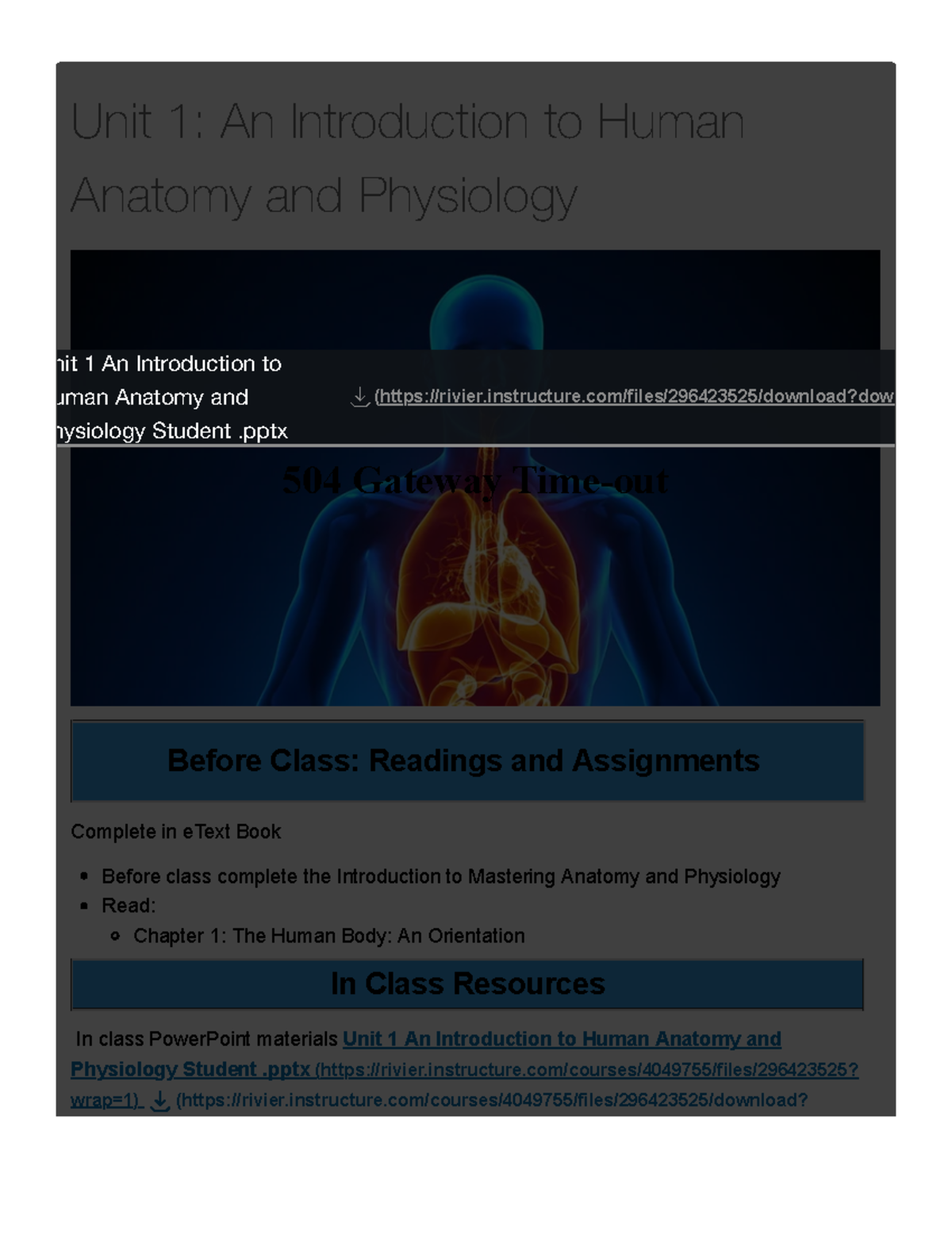 Unit 1: Intro to Human Anatomy & Physiology - Course Code Included ...