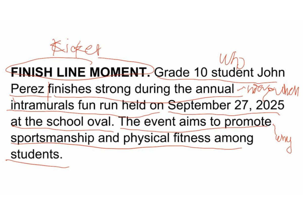 Example 3 - Caption for Photojourn - Campus Journalism - Kicker who ...