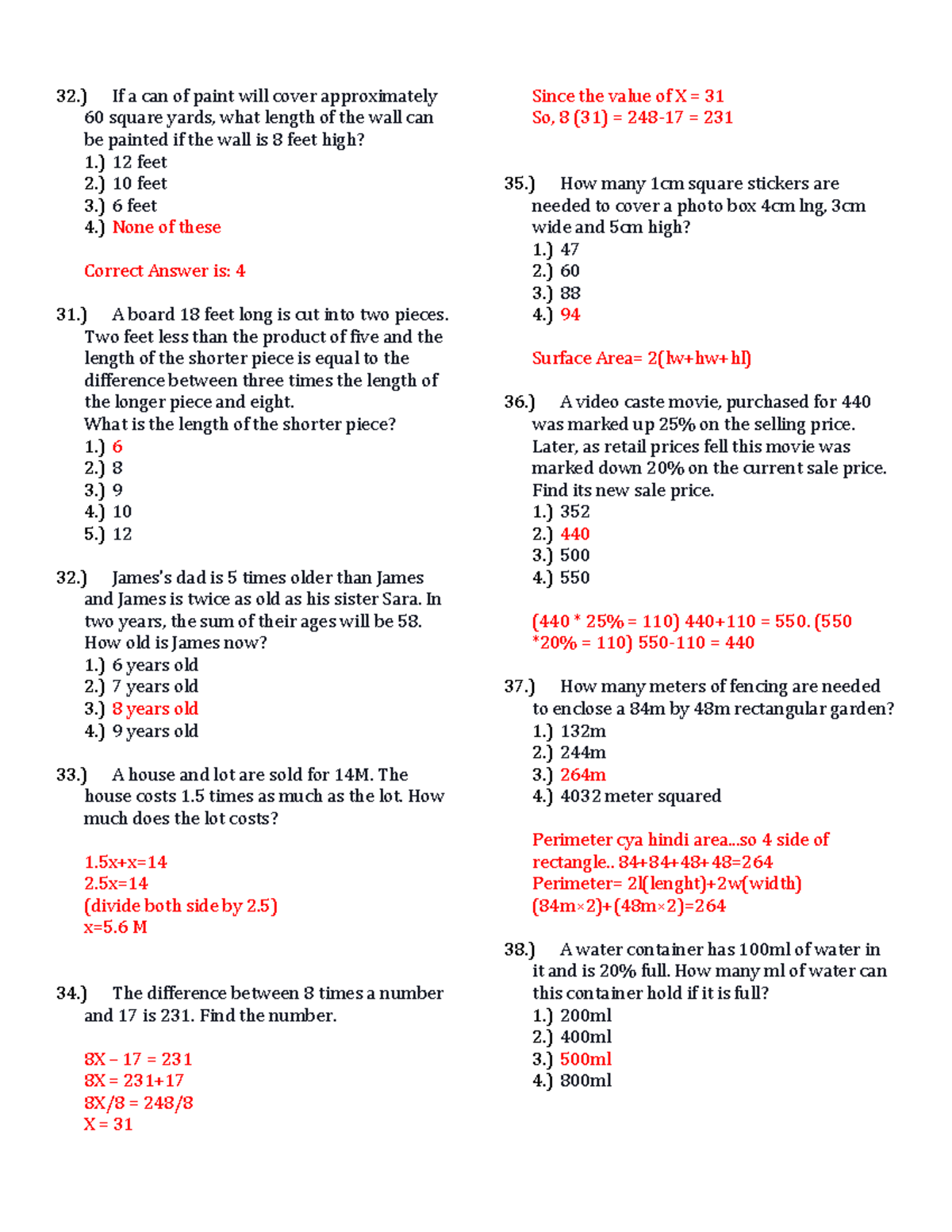 Numerical Reasoning - CSE Reviewer 3: Practice Problems and Solutions ...