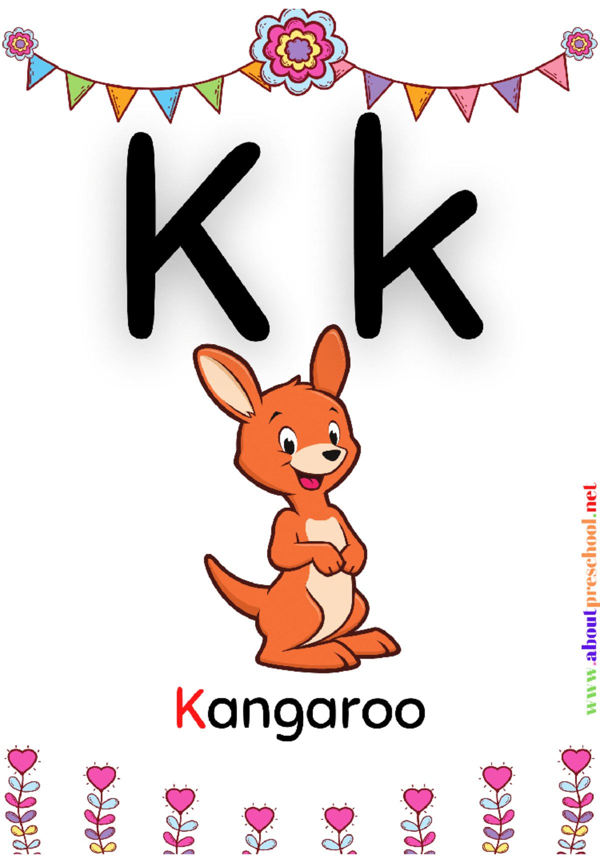 Free Alphabet Flash Cards K O - Bachelor of elementary education - K ...