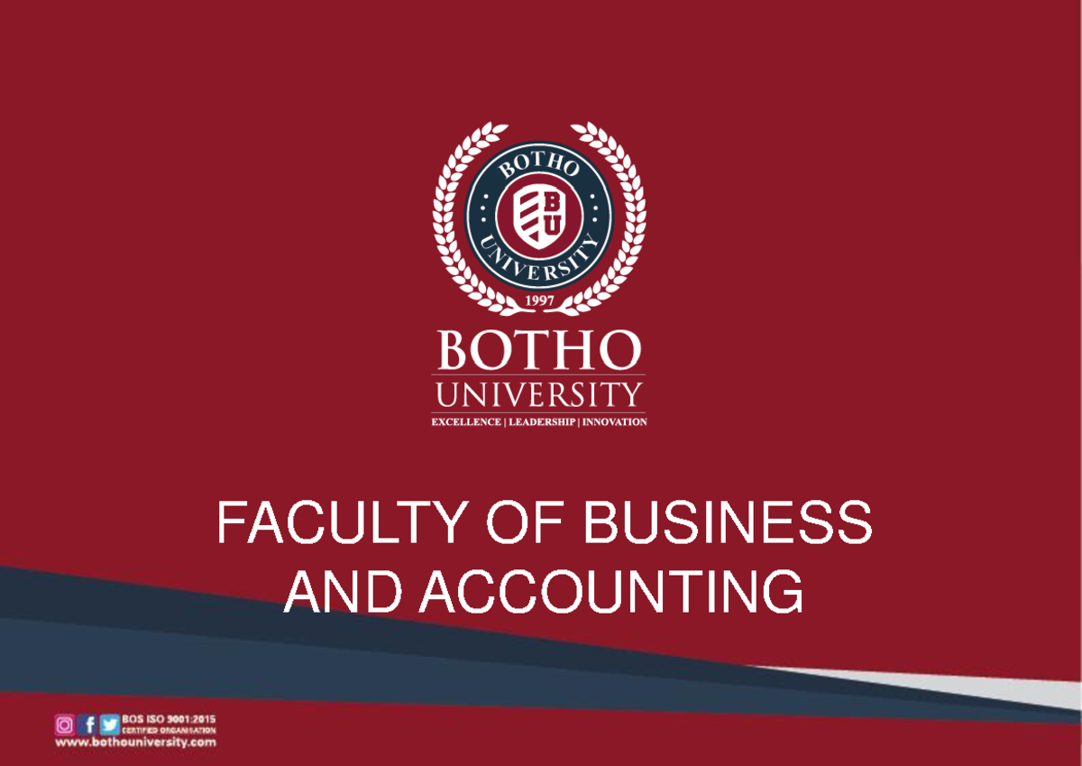 COST ACCOUNTING 101: WEEK 1 INTRODUCTION & FUNDAMENTALS - Studocu