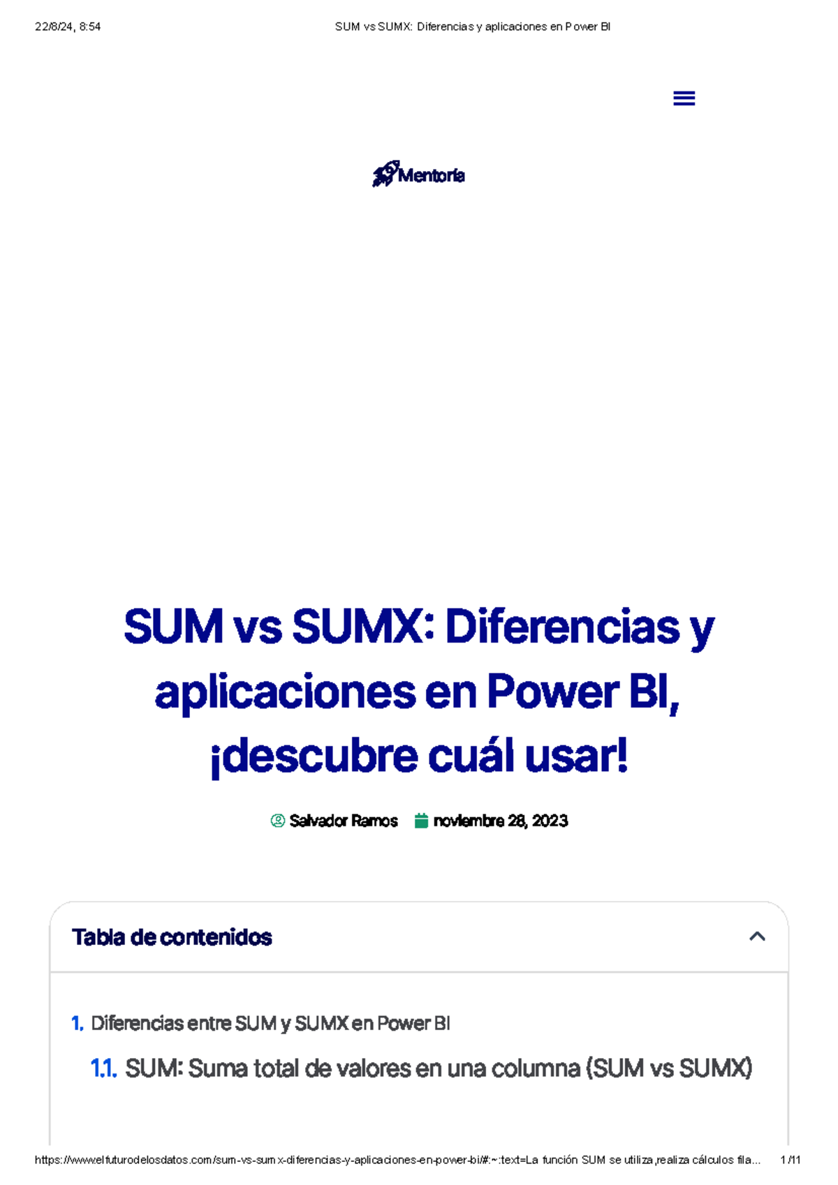 SUM vs SUMX Diferencias y aplicaciones en Power BI - SUM vs SUMX ...
