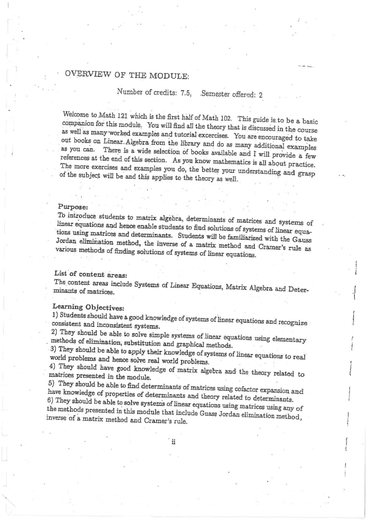 Algebra Study Manual for MMTH012: Key Concepts Explained - Studocu