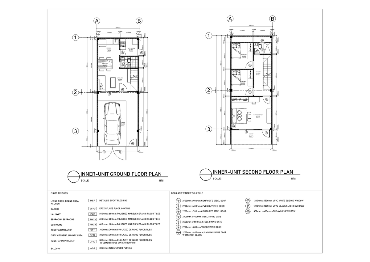 Inner-Unit Floor Plan - AAB 4676mm Dimensions and Details - Studocu