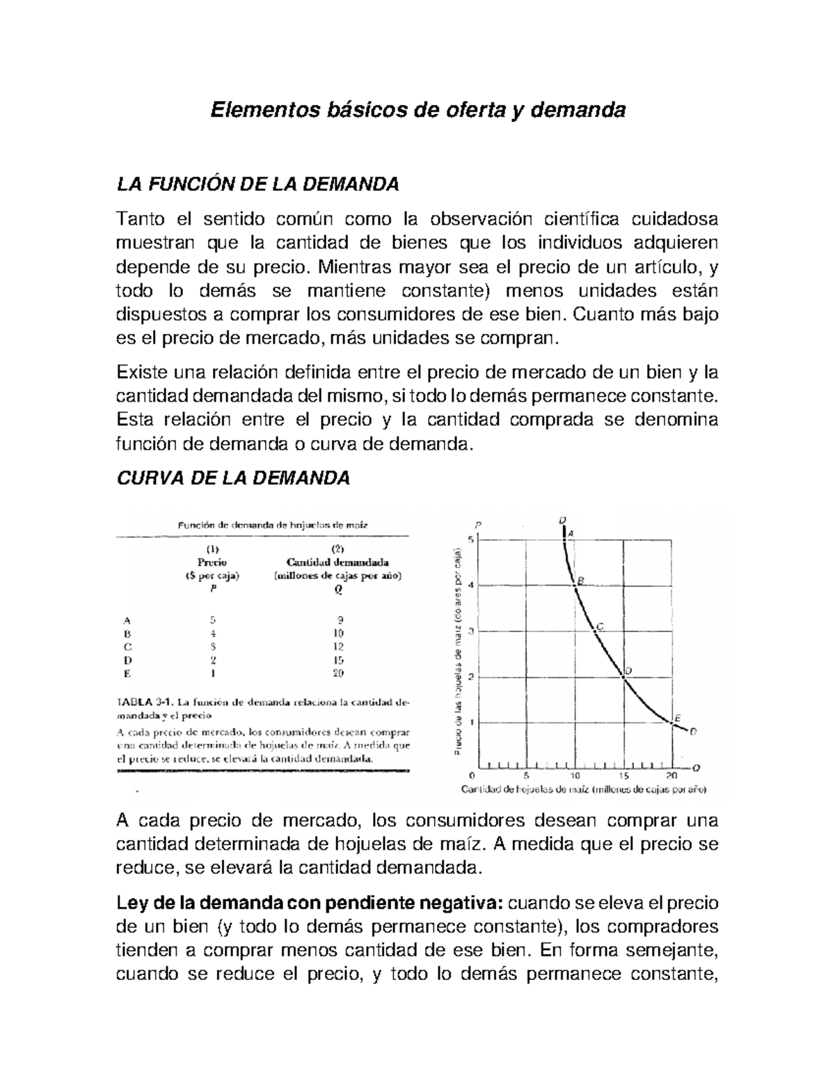Elementos básicos de oferta y demanda - Warning: TT: undefined function: 32 Elementos básicos de ...