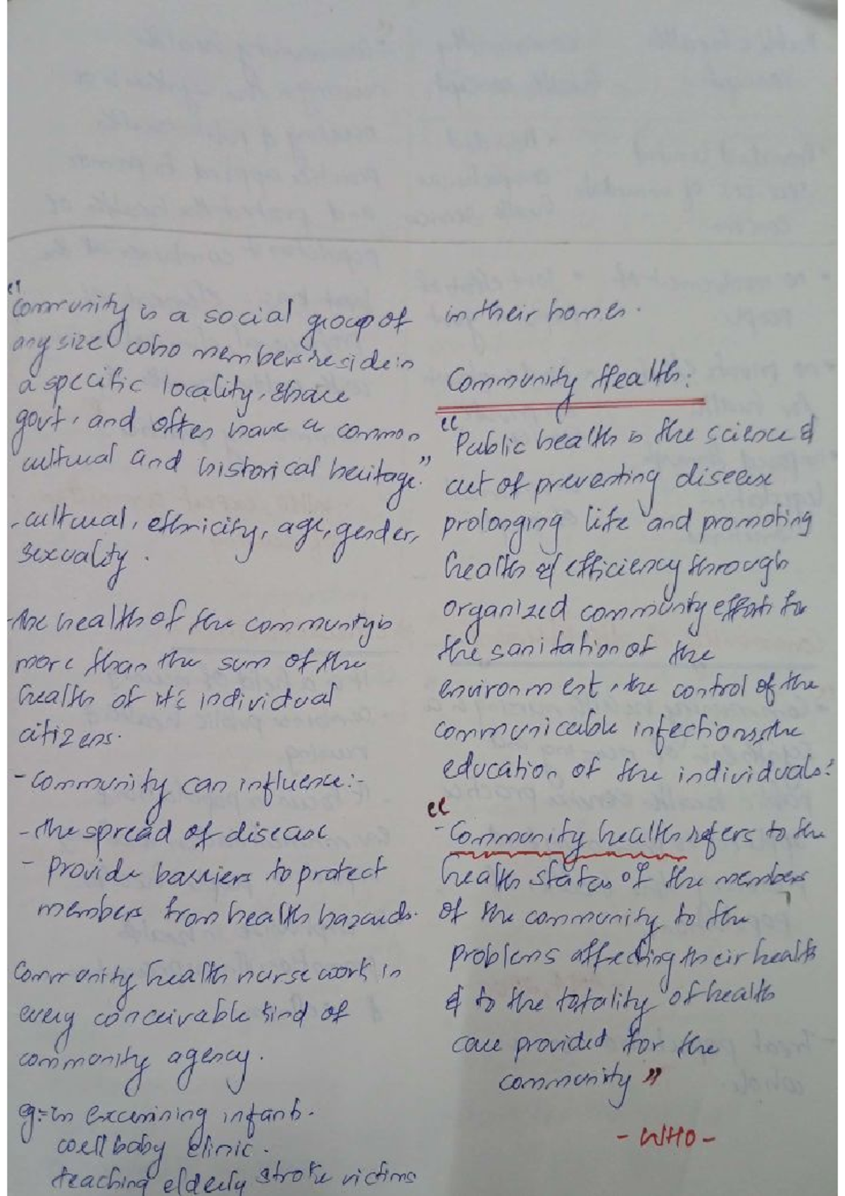 CHN-1: Comprehensive Overview of Community Health Nursing Principles ...