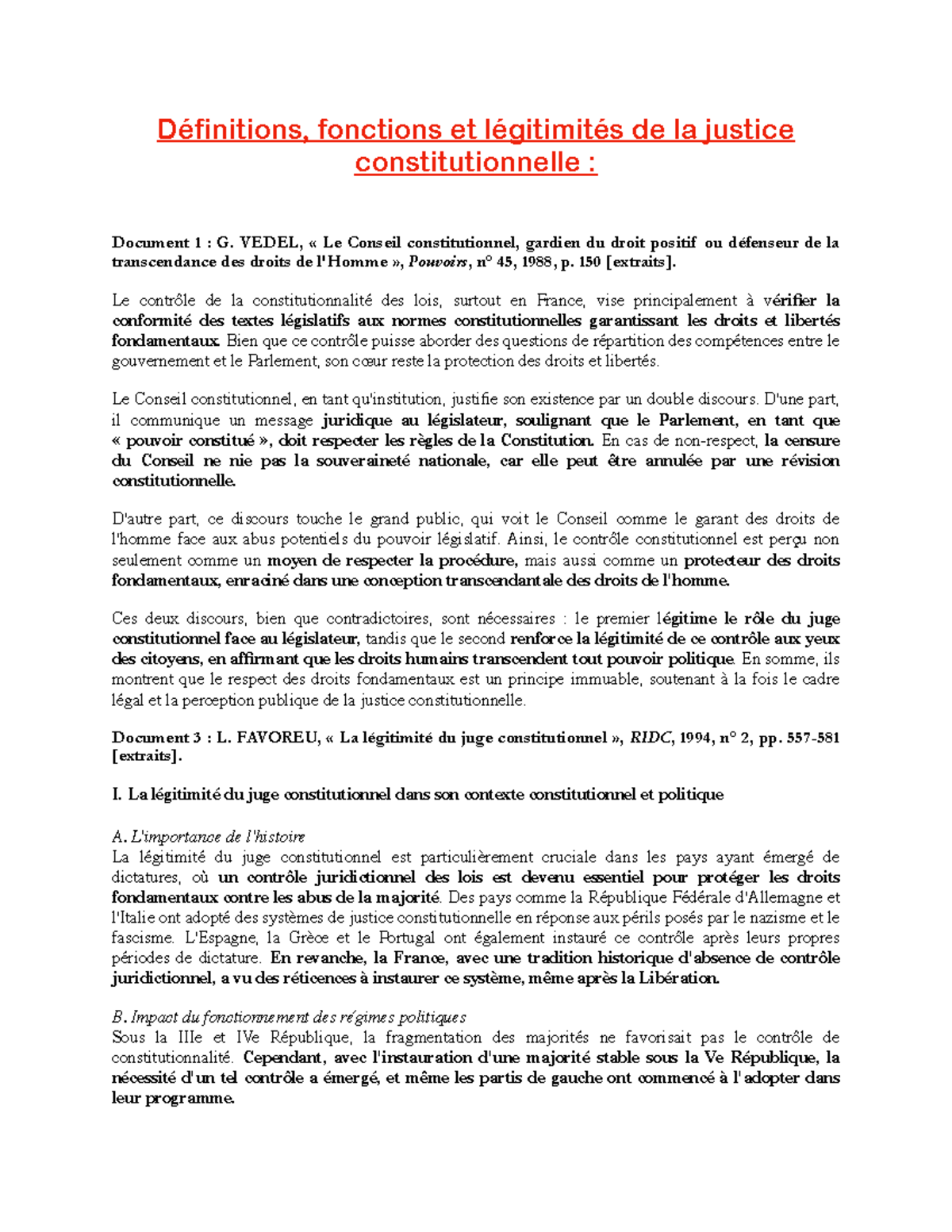 TD1 DCC pdf - TD1 : Définitions, fonctions et légitimités de la justice ...