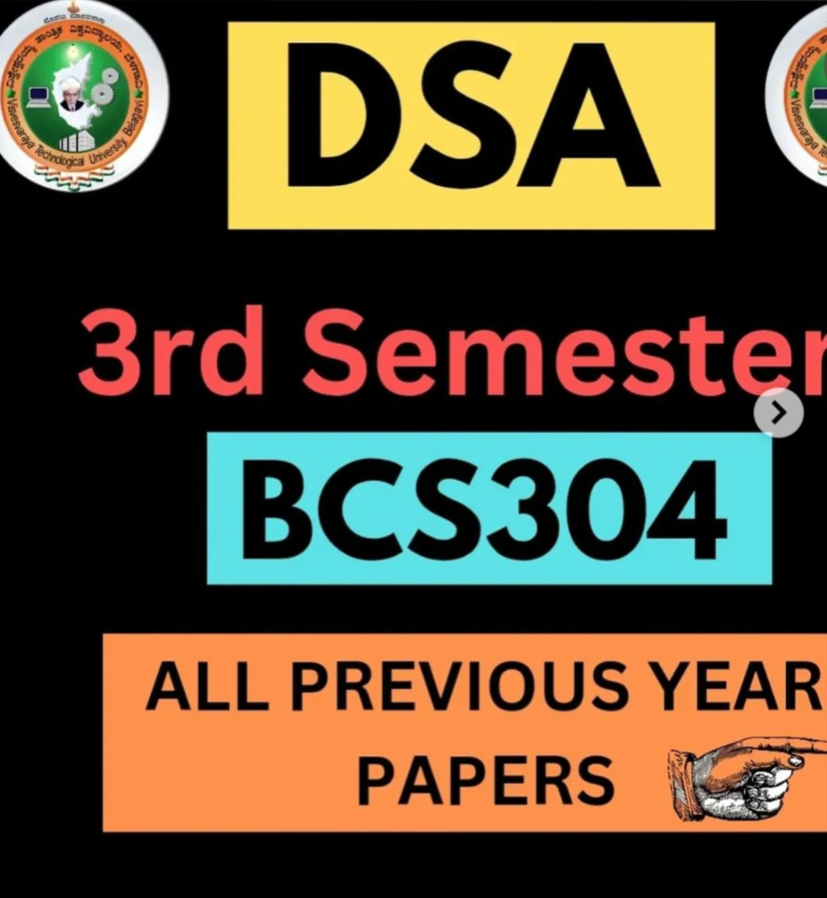 BCS304 Data Structures and Applications - Important Notes and Past ...