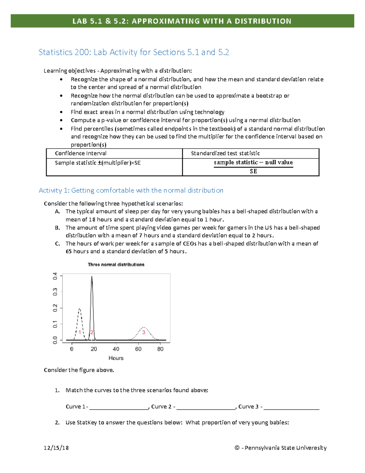 Section 05.1 and 05.2 shared lab - Statistics 200: Lab Activity for ...