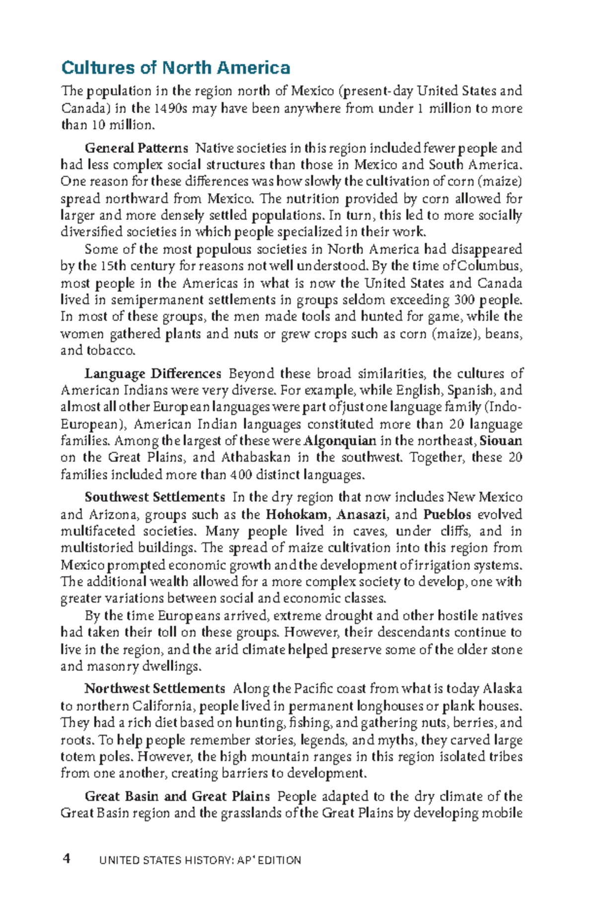 Cultures of North America: Indigenous Societies and European Contact ...