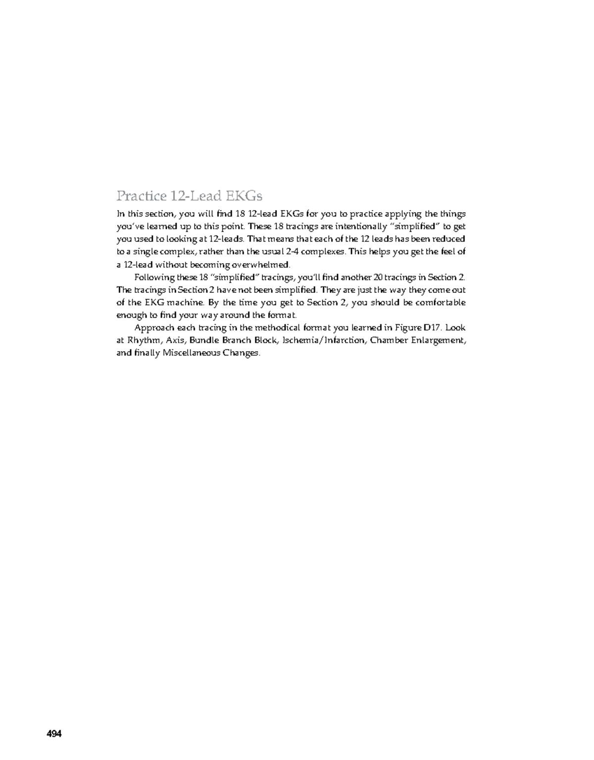 12-Lead EKG Practice: Simplified Exercises & Interpretations - Studocu