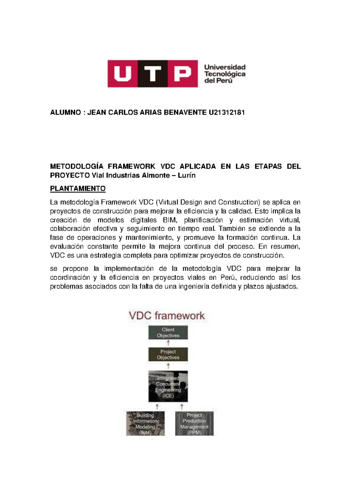 Metodología Framework VDC Aplicada A Proyectos DE Infraestructura- JEAN ...