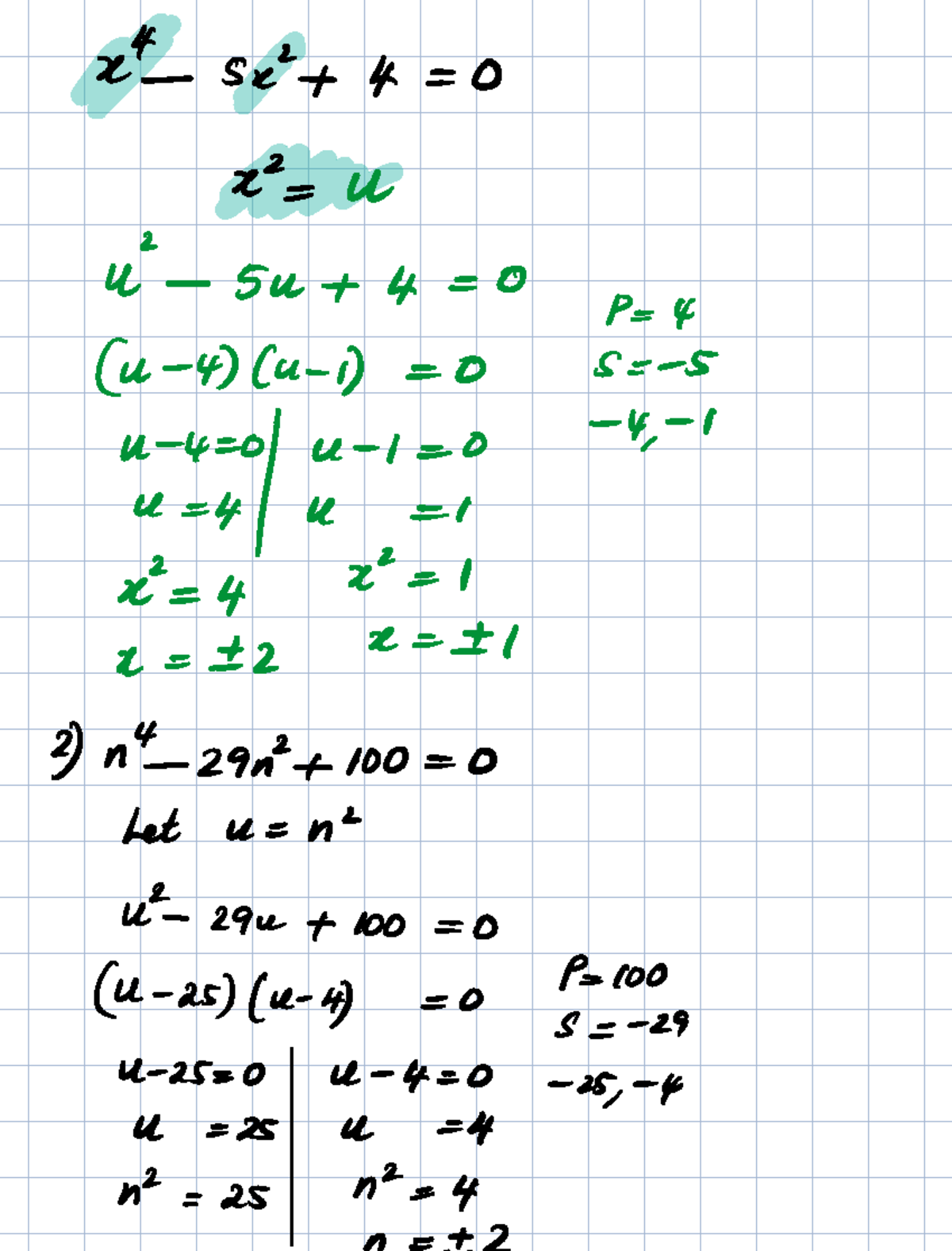 Rev - Eq Reducible to Quadratics (MATH 462) - Studocu