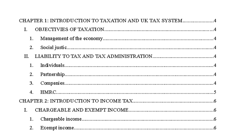 TAXATION 101: UK TAX SYSTEM & INCOME TAX OVERVIEW (TAX101) - Studocu