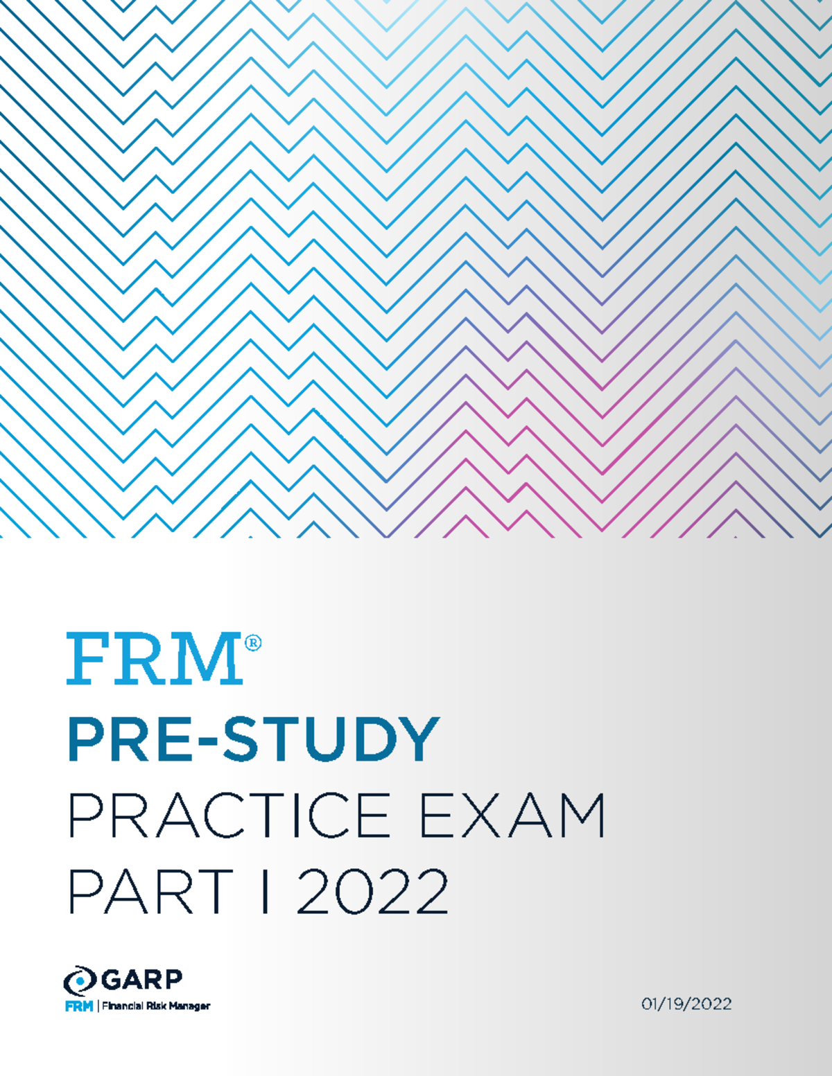 2022 FRM Part I Pre-Study Practice Exam: Comprehensive Review Guide - Studocu
