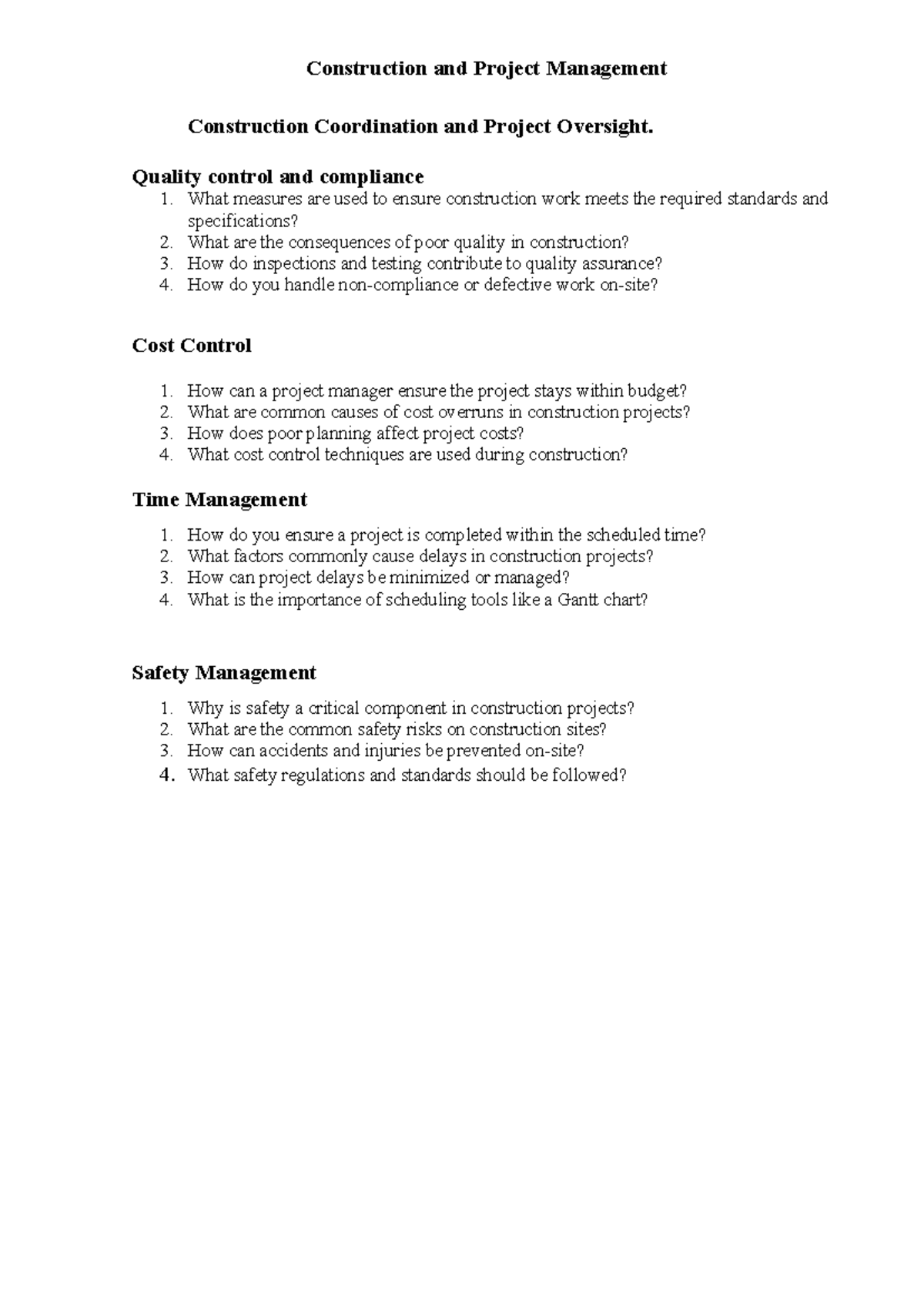 REBD Takehome: Construction Coordination & Project Oversight Insights ...