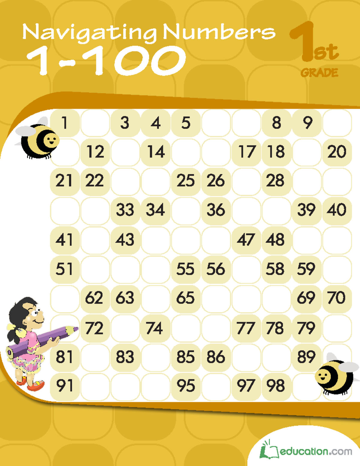 Navigating Numbers: A Workbook for Counting 1-100 Activities - Studocu