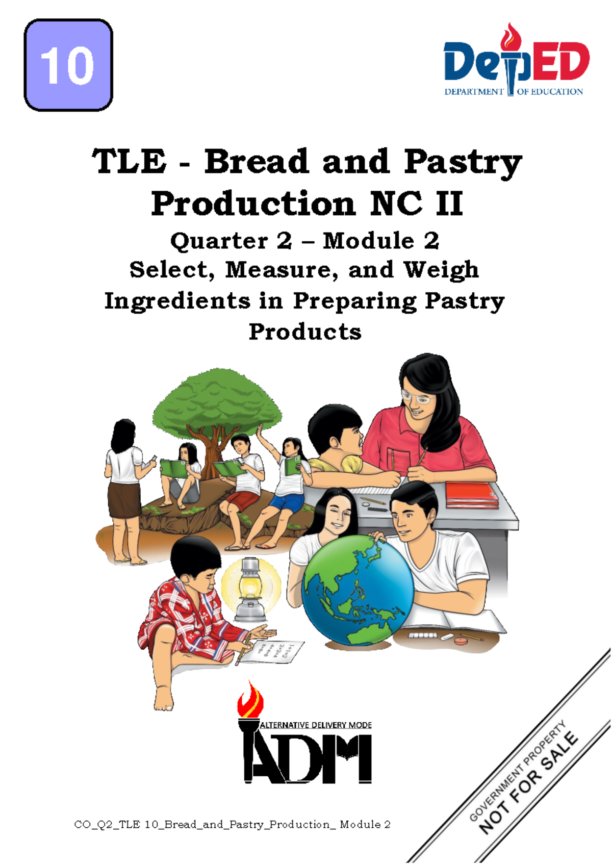 TLE 10 Q2 Mod2: Selecting and Measuring Pastry Ingredients - Studocu