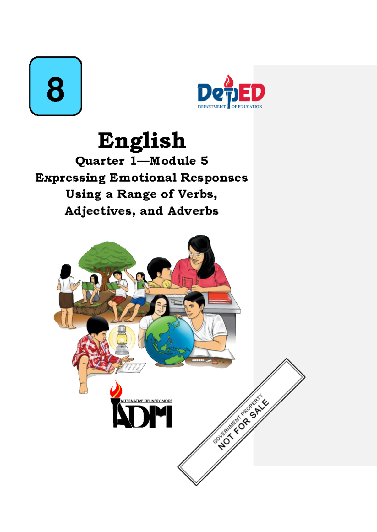 English 8 q1 mod5 Expressing-Emotional-Responses v2 - 8 English Quarter ...