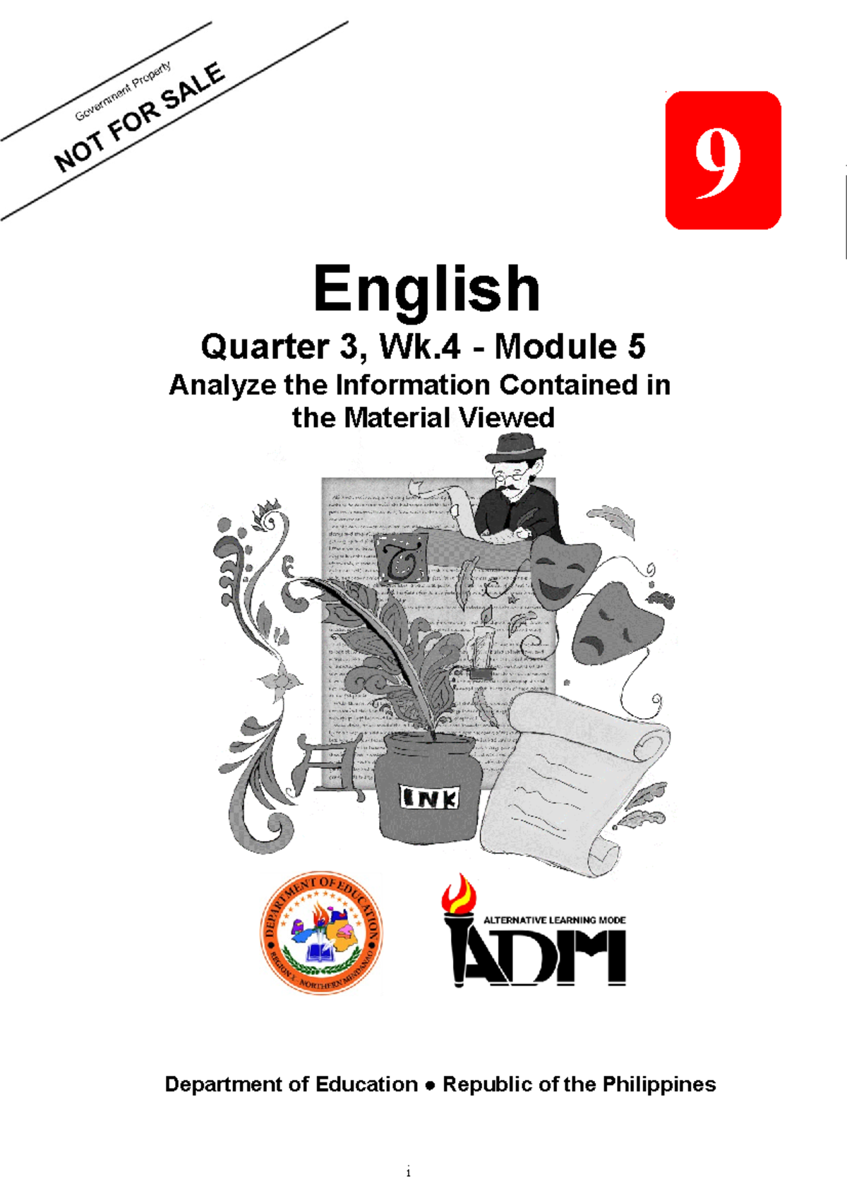 English-9 Q3 M5 Wk4: Analyzing Information from Viewed Material - Studocu