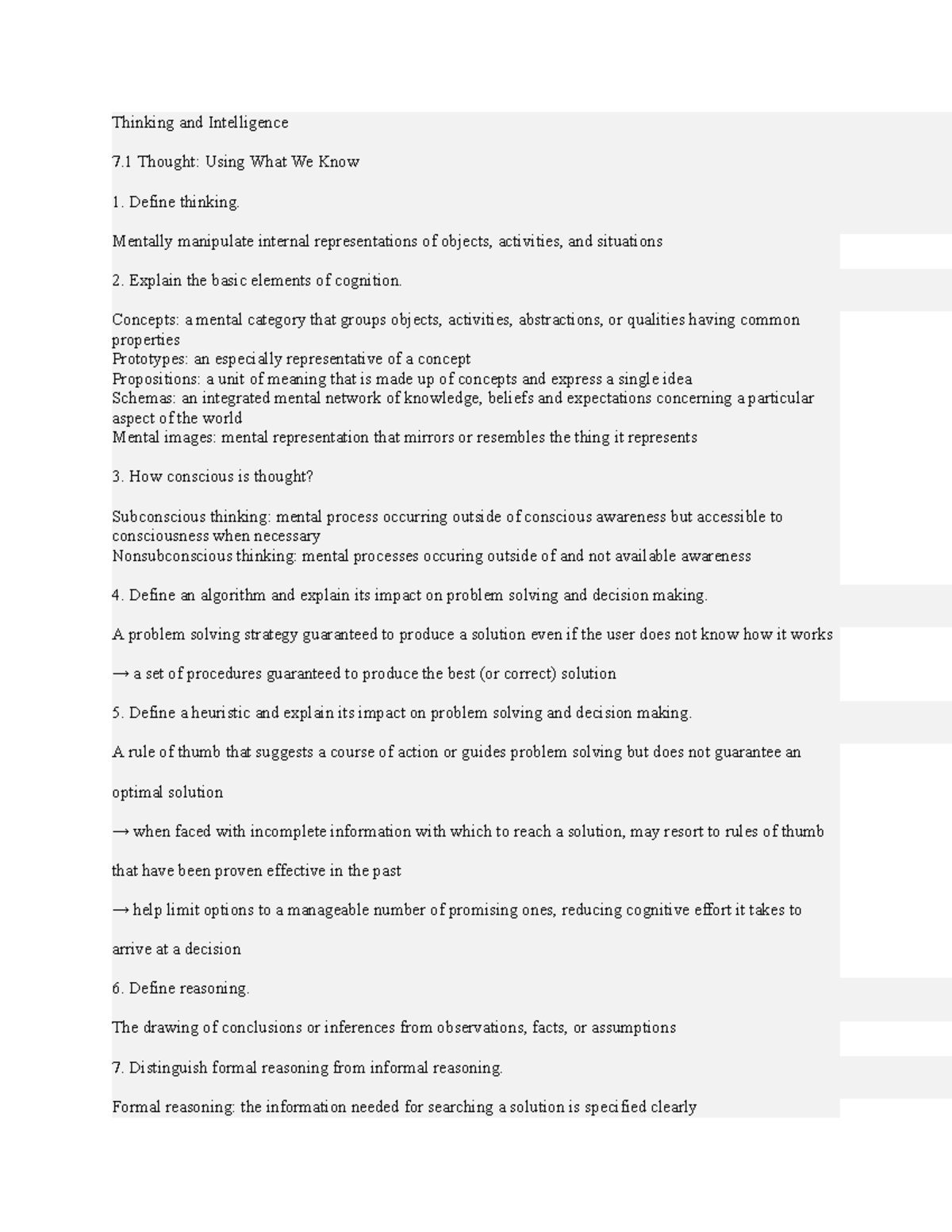 Thinking and Intelligence 7.1: Components, Barriers, and Measurement ...
