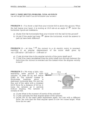 [Solved] How do you find the magnitude for c - General Physics I (PHYS 211) - Studocu