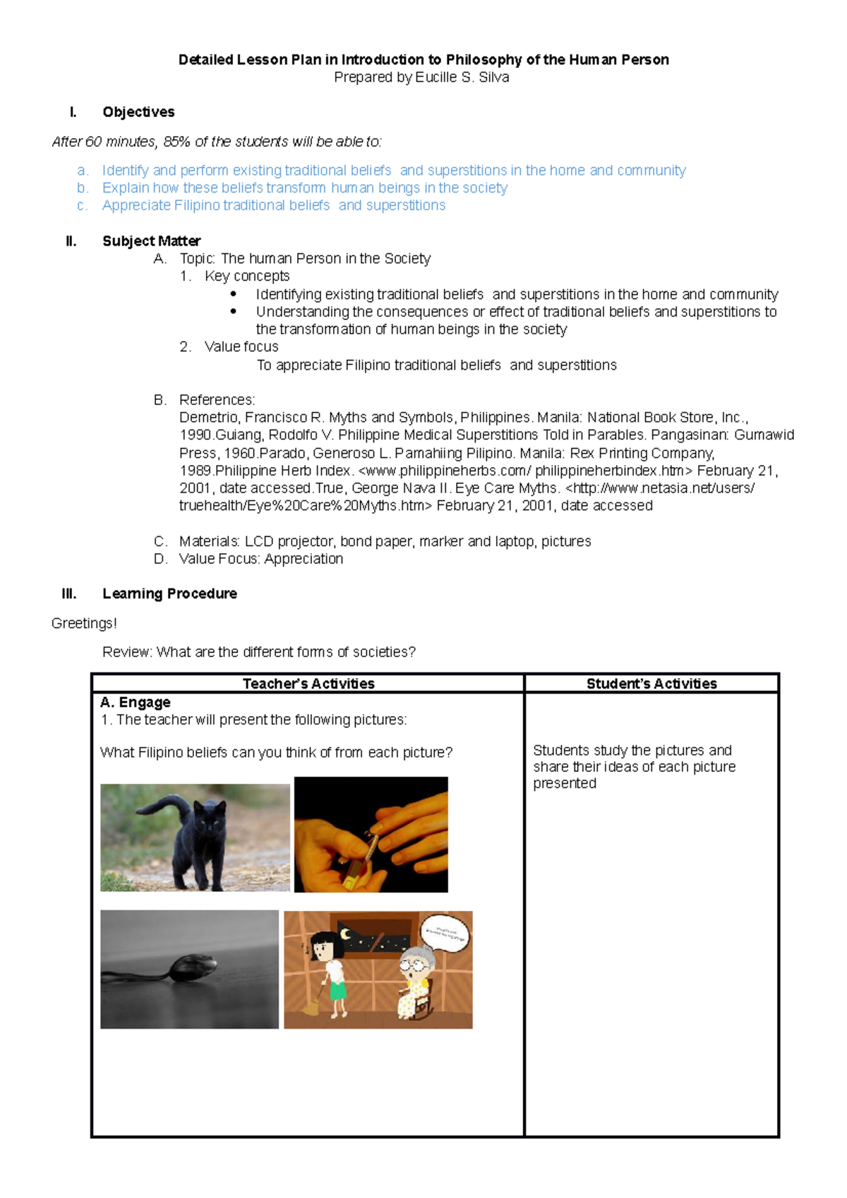 5 E's Detailed Lesson Plan - Detailed Lesson Plan in Introduction to ...