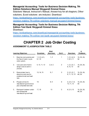 Exercise Chapter 2 - Variance Analysis - CHAPTER 2 : STANDARD COSTING ...