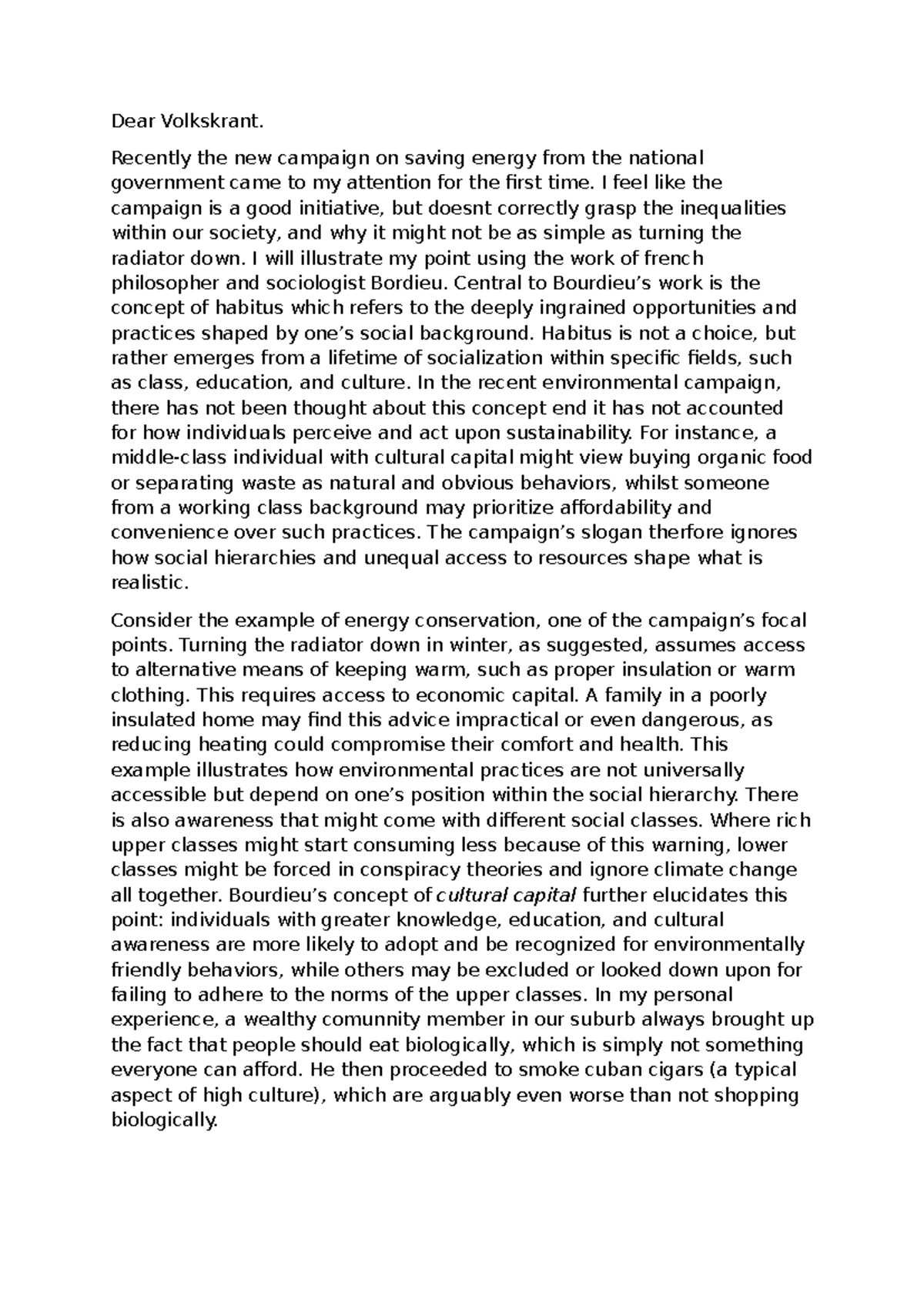 SOC 101: Week 2 Assignment - Analyzing Inequalities in Energy Campaigns ...