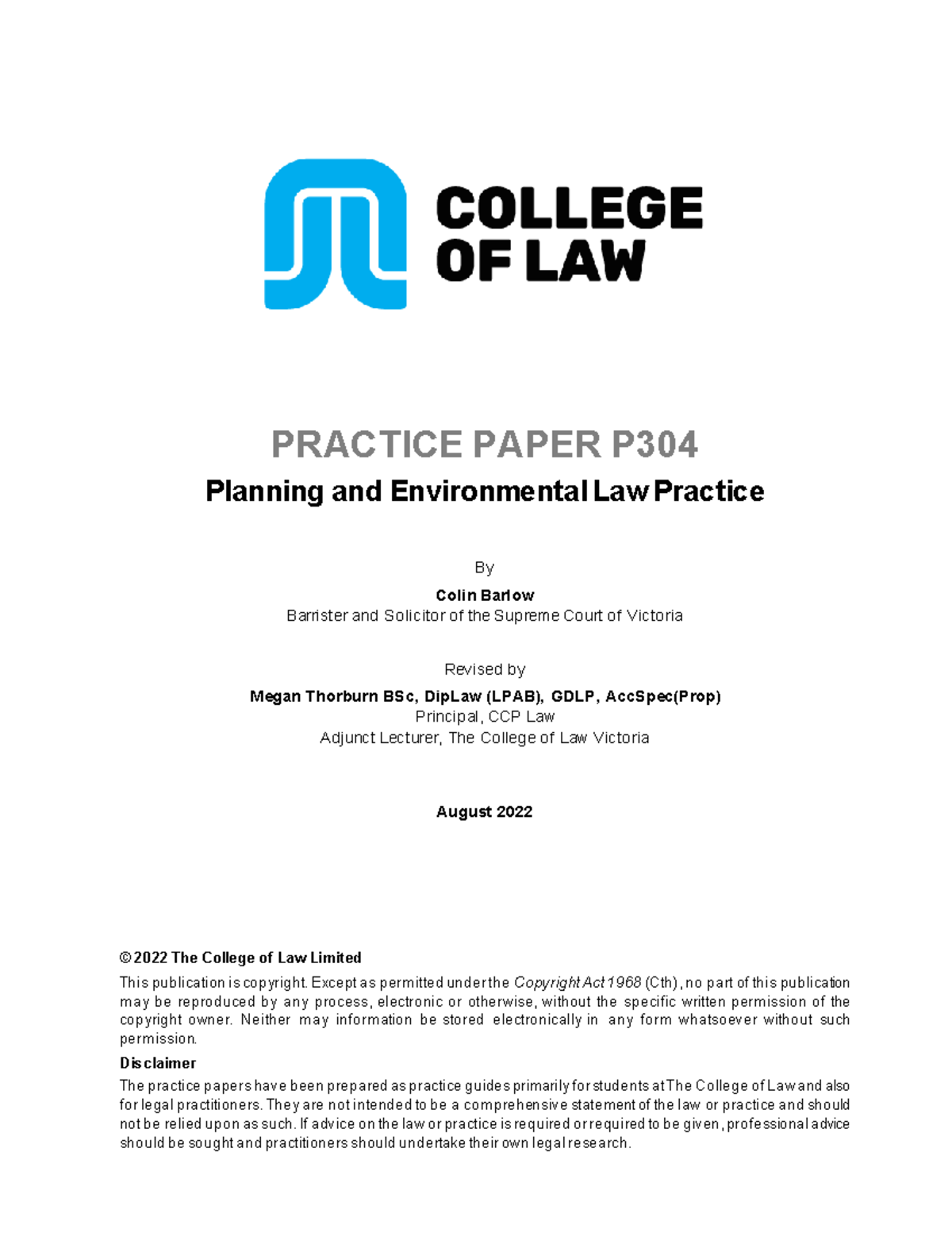 P304 Practice Paper: Planning and Environmental Law Overview - Studocu