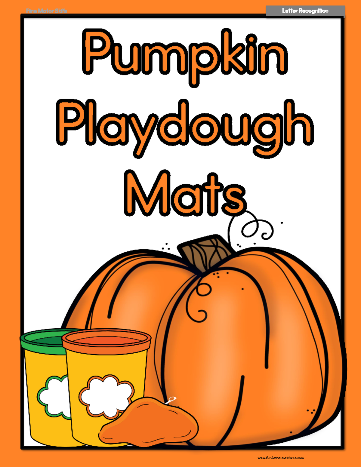 Freepumpkin Playdough Mats Halloween Playdough Mats Alphabet Playdough ...