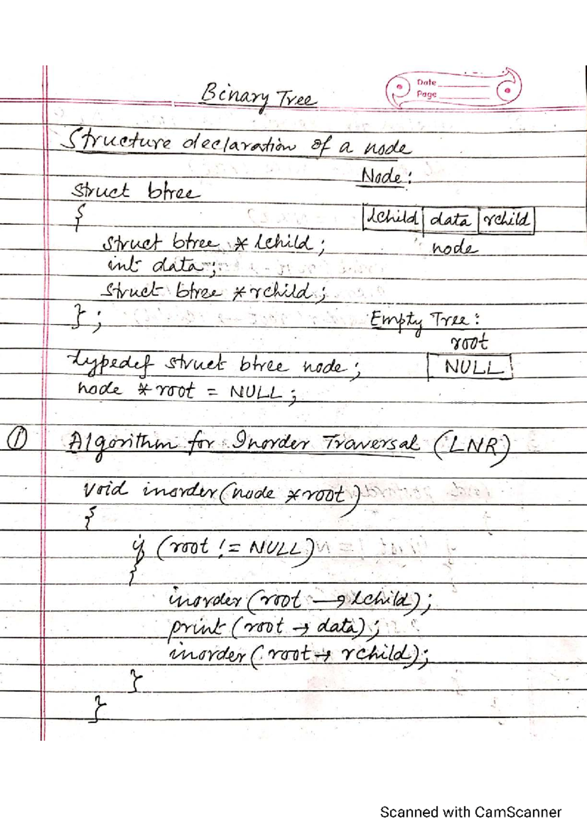 Binary Tree & Expression Tree Algorithms (CS101) - Studocu