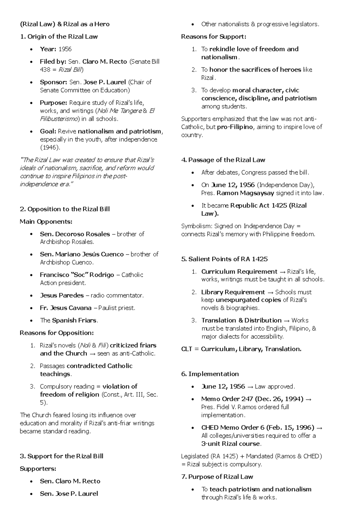 Rizal Law: Understanding the Life and Works of José Rizal - Studocu