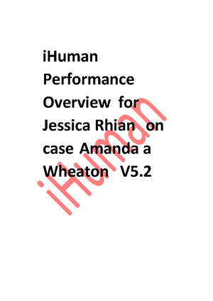 I Human, Rebecca Fields Case Study- Recent Solutions (2022 Exam) - iHuman, Rebecca Fields Case ...
