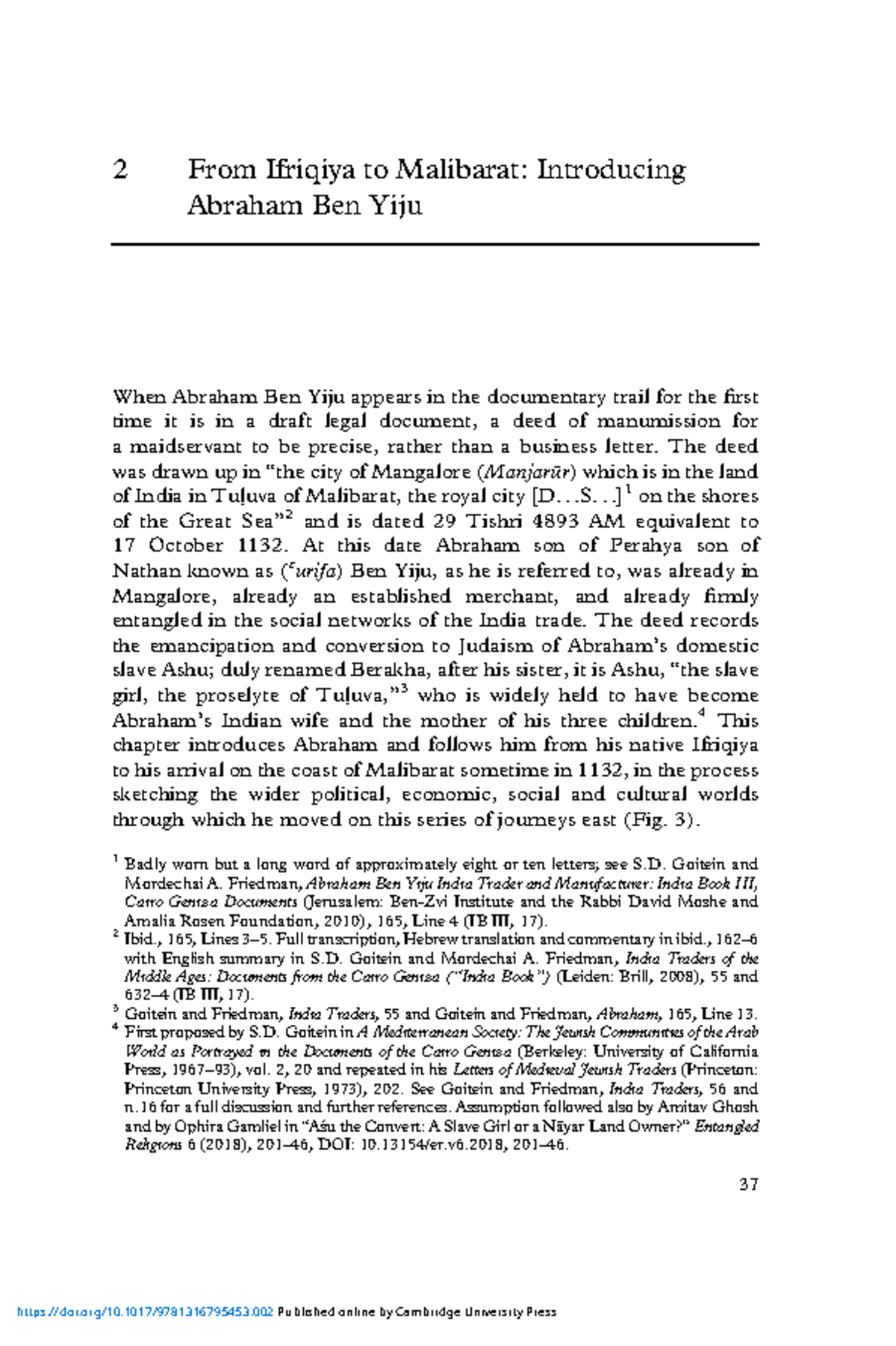 Exploring the journey of Abraham Ben Yiju: From Ifriqiya to Malibarat ...