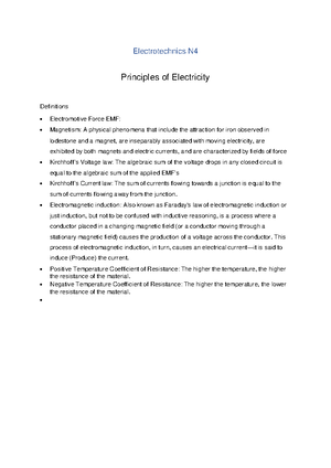 Study Notes - AC Theory - STUDY NOTES ELECTROTECHNICS N Week 4 AC ...