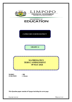 Maths Gr11 Exam P2 Q's by Topic - MATHEMATICS P PAST PAPER QUESTIONS ...