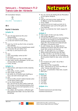 A1 Modelltest Paper 1 - Practice German A1 Level Exam - GOETHE ...