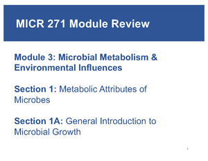 Micro unit 5 module - ECTION 1B Mechanism of Mixed Species Biofilm ...