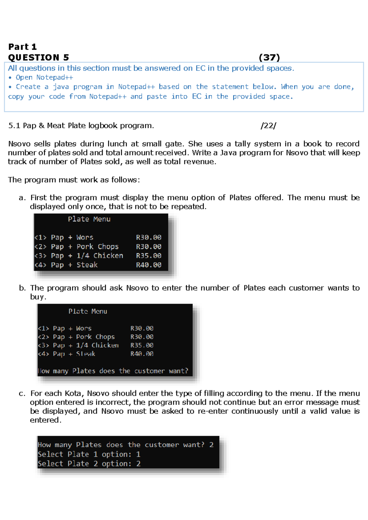 PPAF05D Java Programming Assessment: Logbook & Multiplication Tasks - Studocu