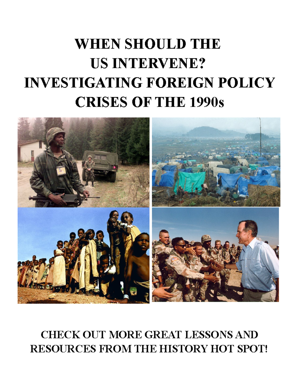 US Foreign Policy Crises in the 1990s: Intervention Analysis Lesson ...