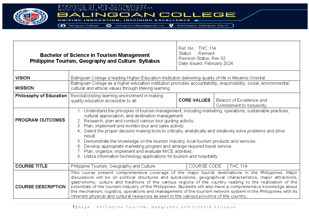 GE 5- Purposive Communication - GENERAL EDUCATION CURRICULUM PURPOSIVE ...
