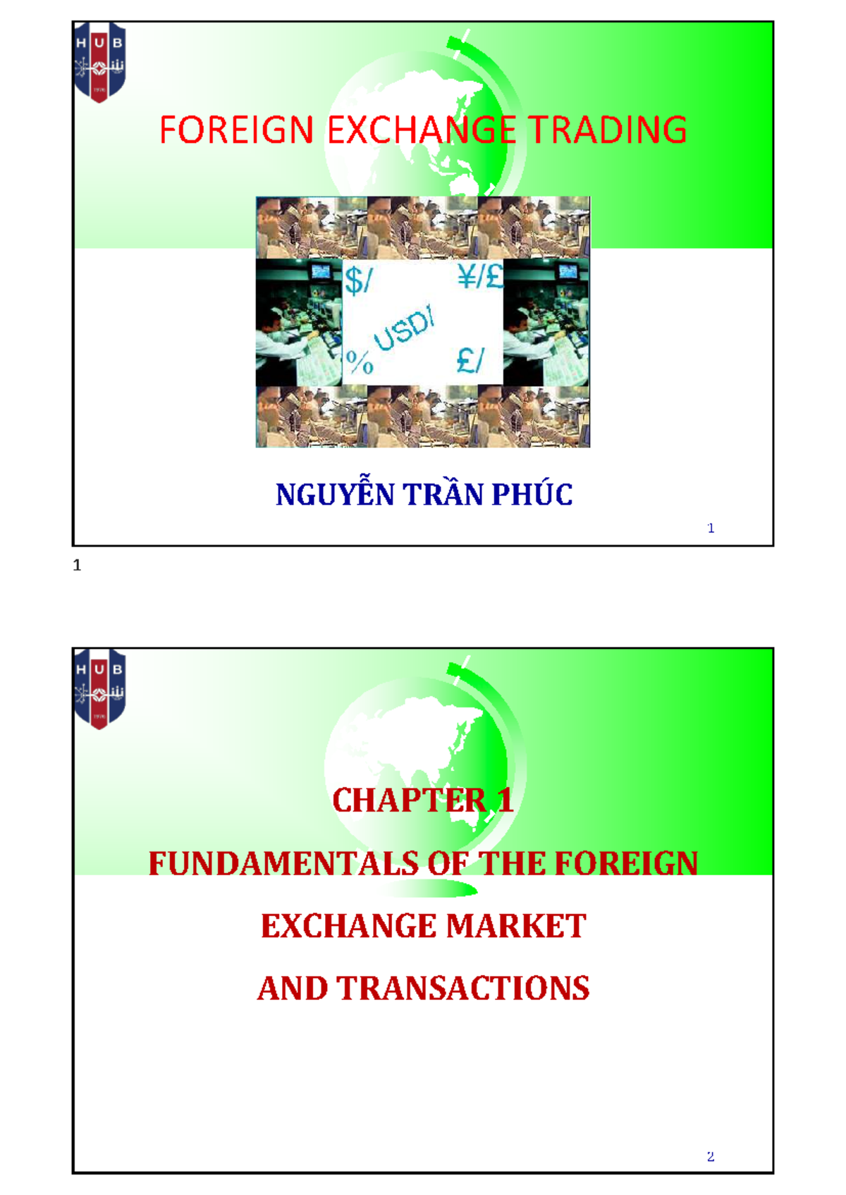 FOREIGN EXCHANGE TRADING (2025) - CHAPTER 1: FUNDAMENTALS OF FOREX ...