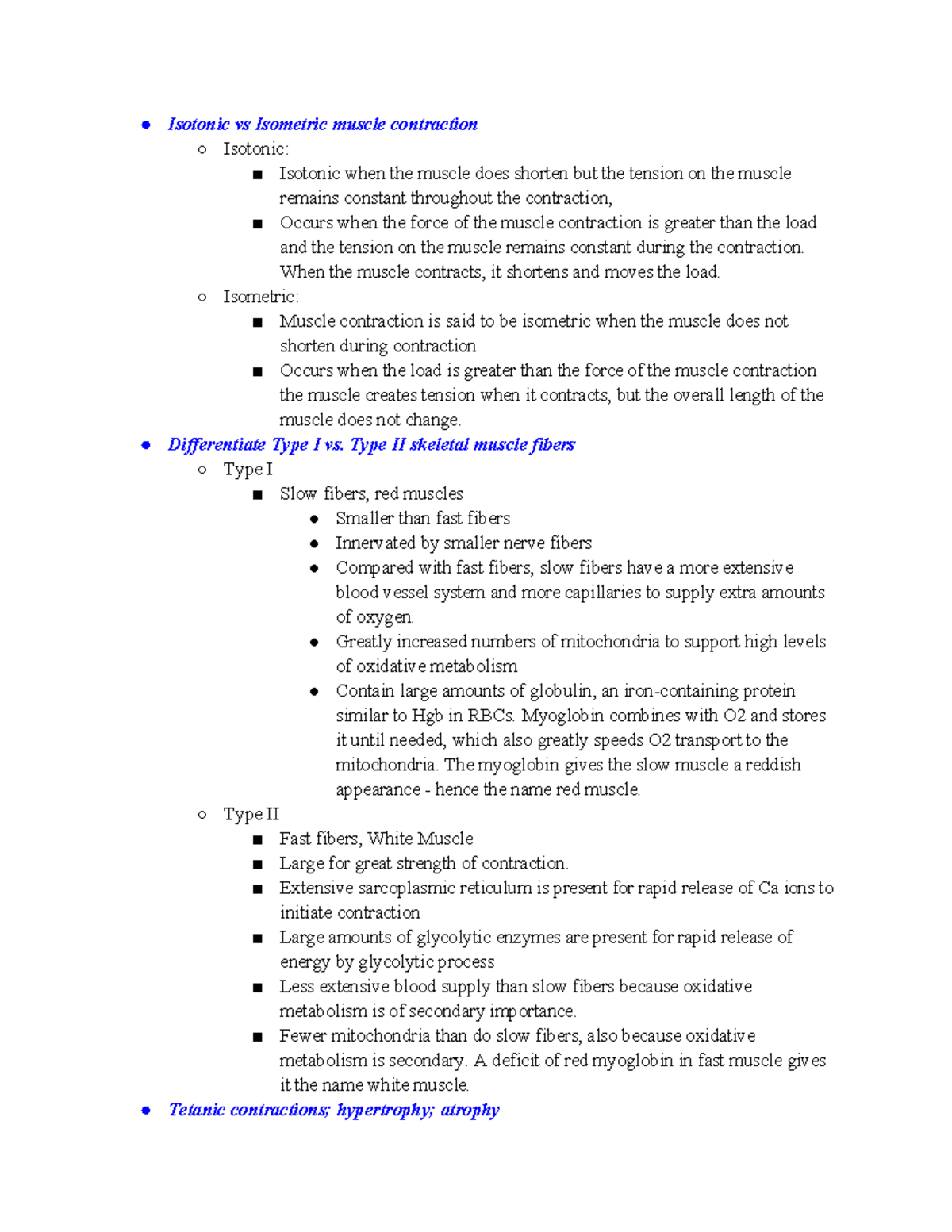 Skeletal Muscle Contraction Mechanisms & NMJ Drugs (BIO 101) - Studocu