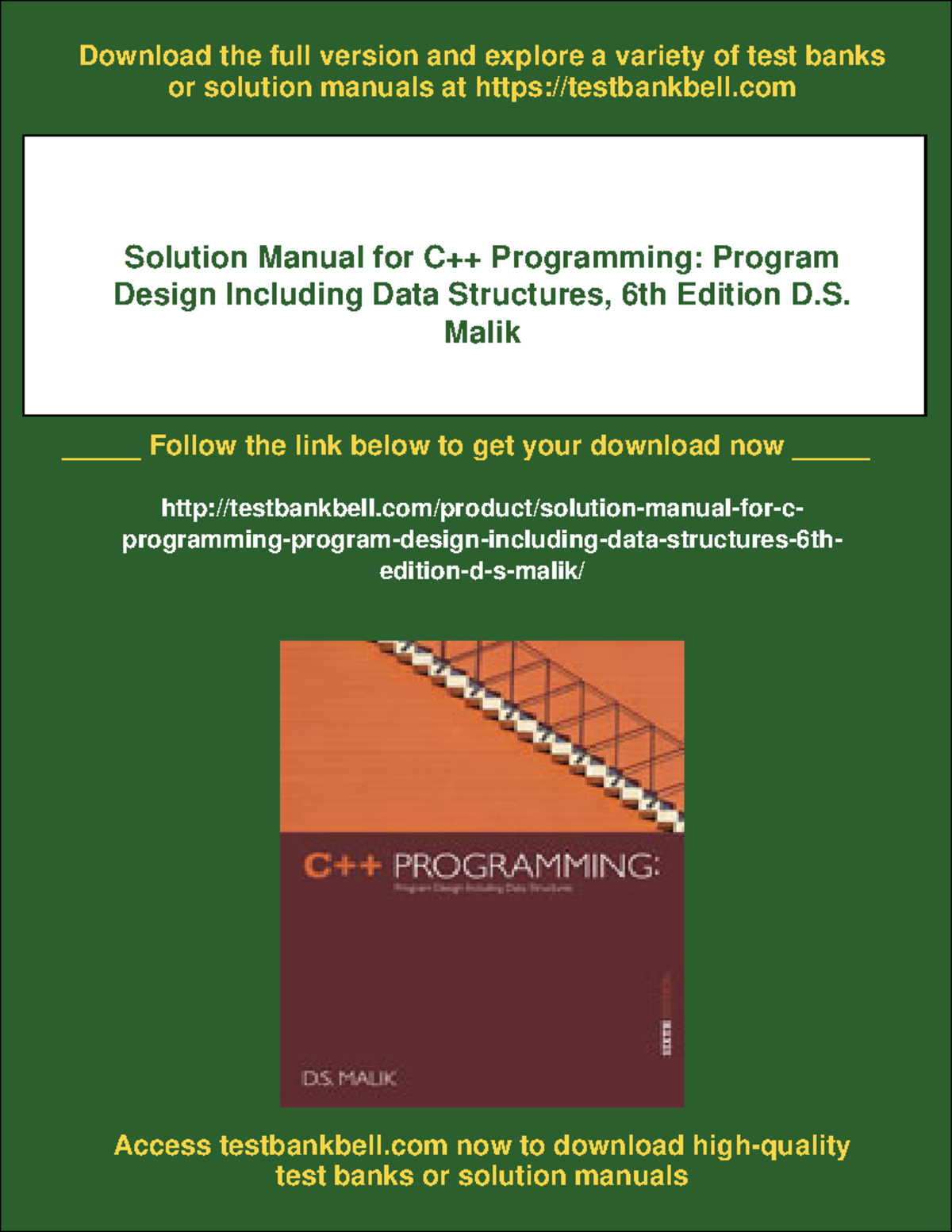 13317 - Solution manual for c++ programming: program design including ...