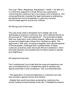 Uniform Rules of Court: Updates and Amendments Overview - Studocu